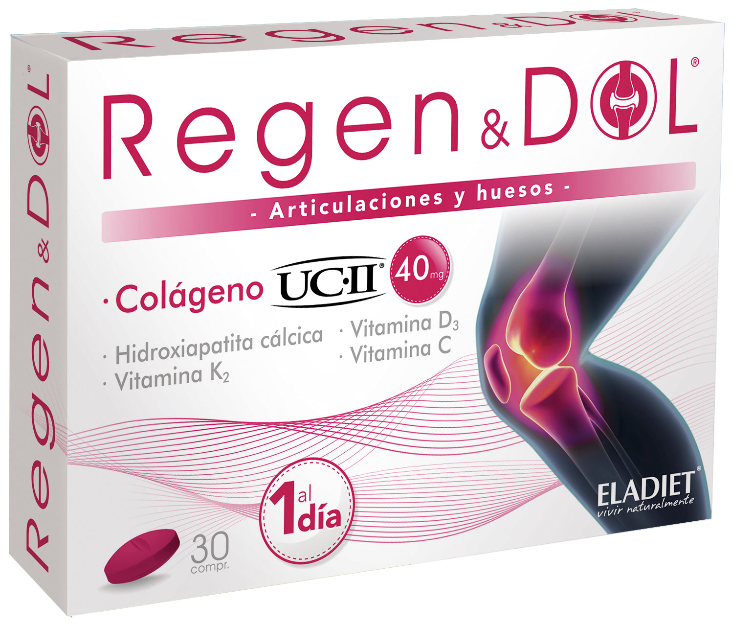 REGENDOL COLAGENO UCII 40MG. 30 TABLETAS – Tu Farma